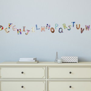 Alphabet Wall Stickers, Letter Decals, Classroom Teaching Decorations ...