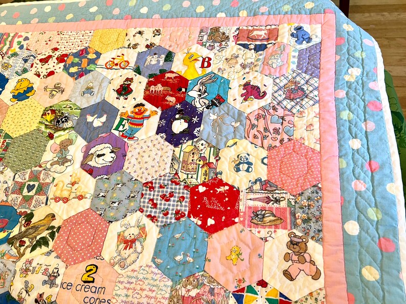 Vintage Baby Quilt - Etsy