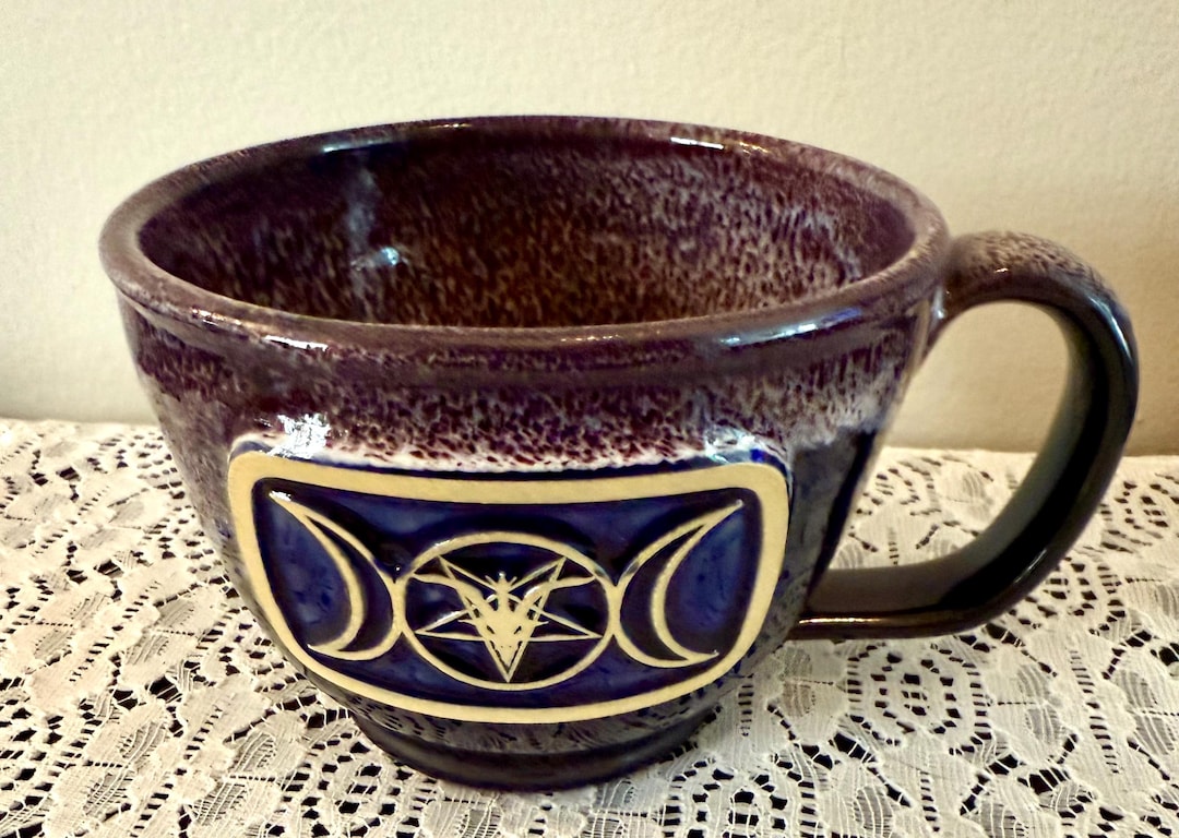 Deneen Pottery 2020 Purple Drip Devil Moon Mug - Etsy