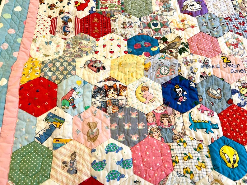 Vintage Baby Quilt - Etsy