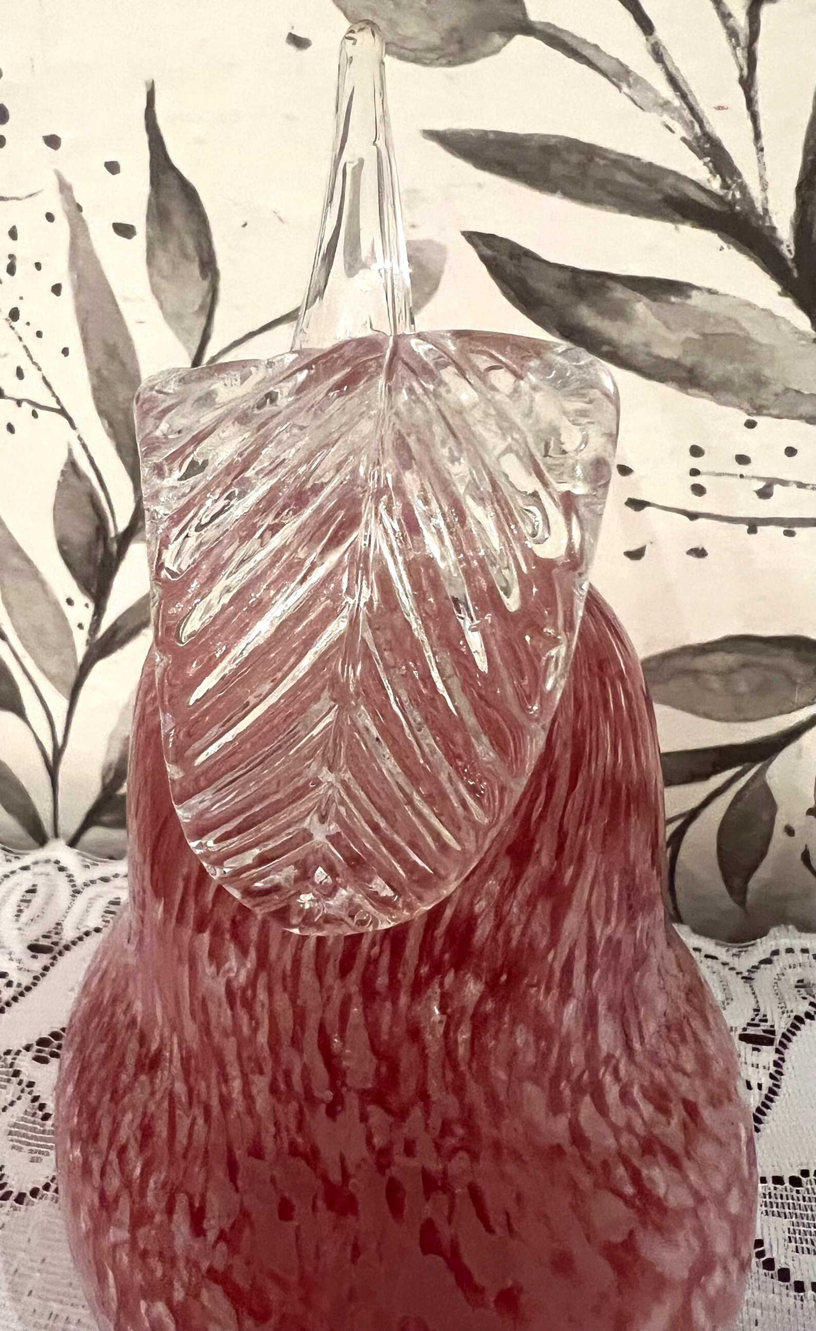 Vintage Hand Blown Glass Pear - Etsy