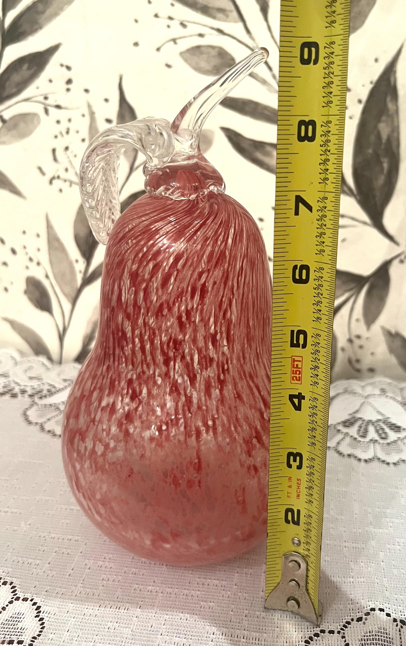 Vintage Hand Blown Glass Pear - Etsy