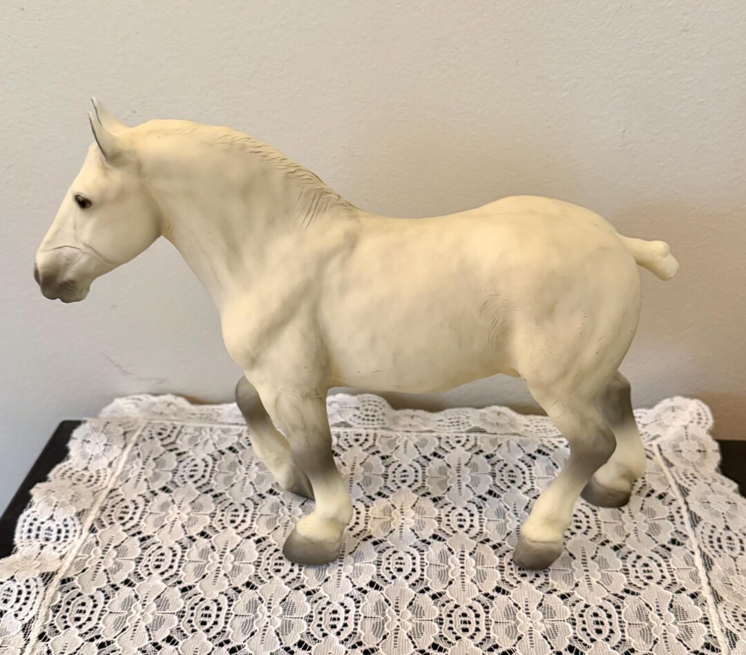 Breyer Roy, the Belgian White and Gray 1999 Sears Legacy Set - Etsy