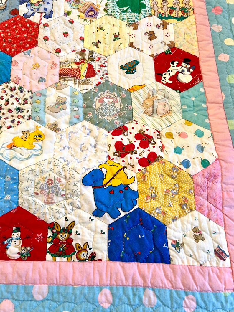 Vintage Baby Quilt - Etsy