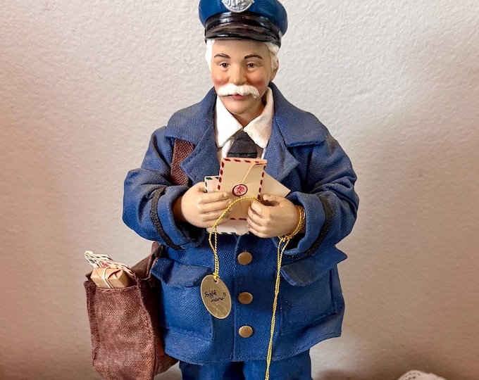 Vintage Clothtique Postman Figurine Possible Dreams Mailman Statue - Etsy