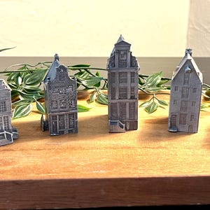 Tin Artil Specials Utrecht Vintage Small Dutch Houses Set of 6 - Etsy