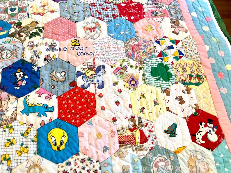 Vintage Baby Quilt - Etsy