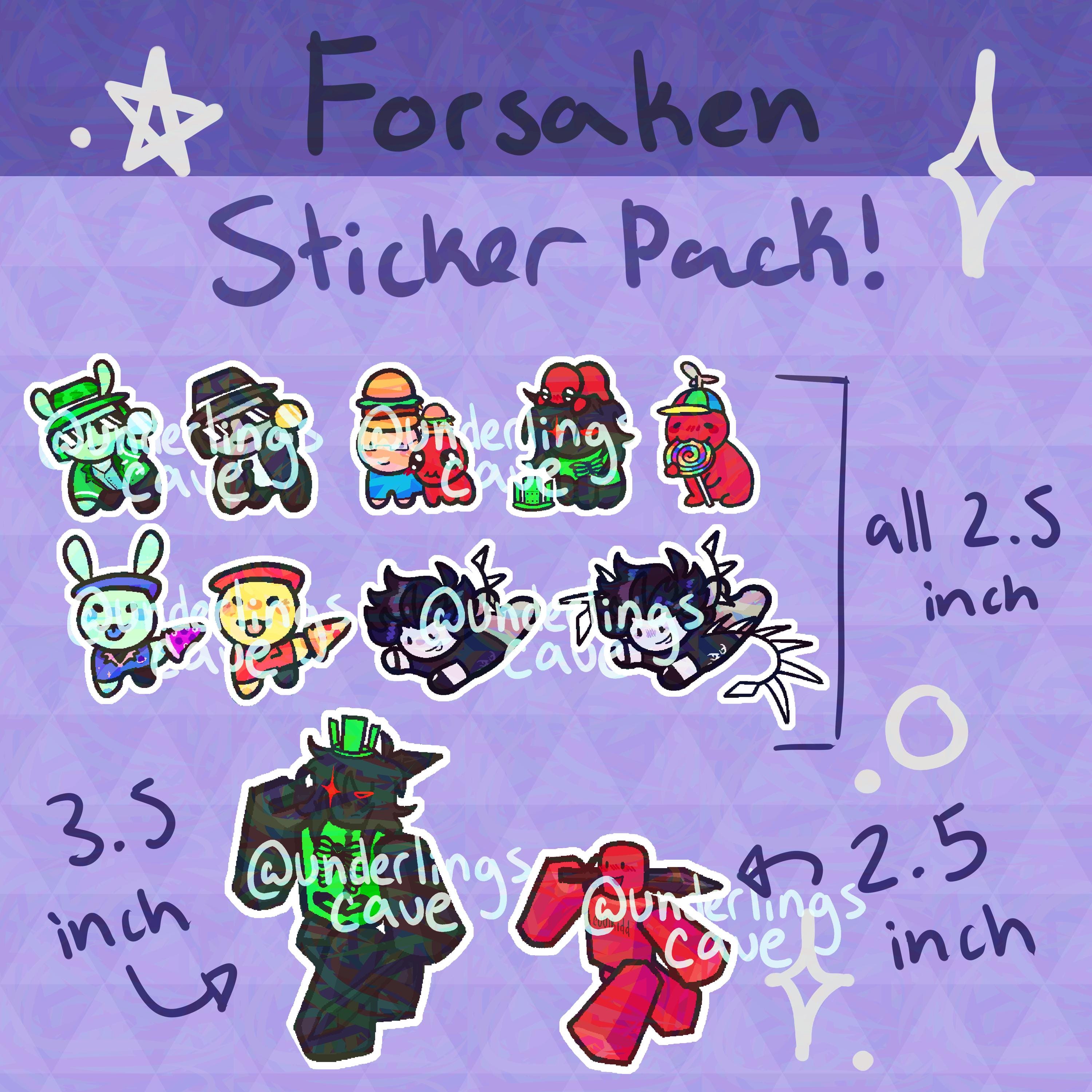 Forsaken Individual Goober Stickers - Etsy