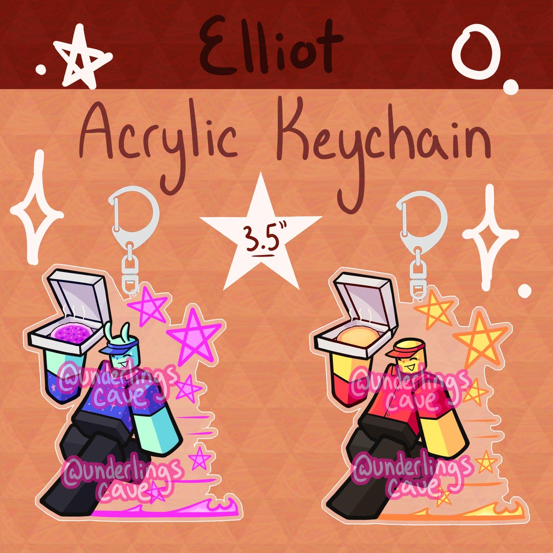 Forsaken PREORDER!! Elliot / Alien Elliot 3.5 In. Acrylic Keychain - Etsy