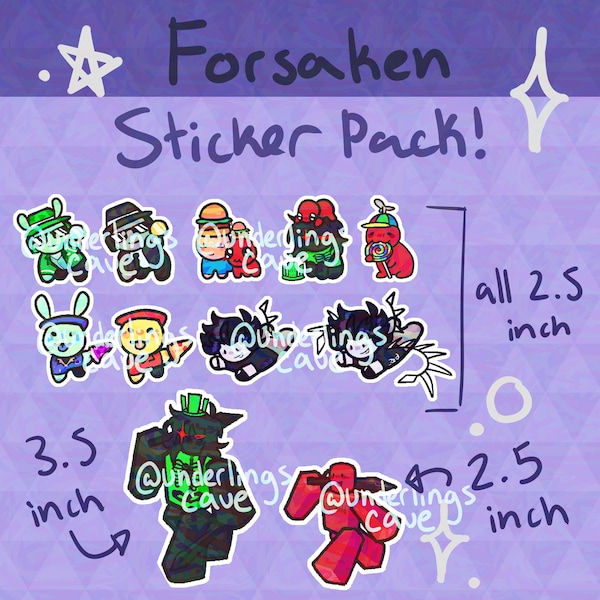 Roblox Forsaken Sticker - Etsy