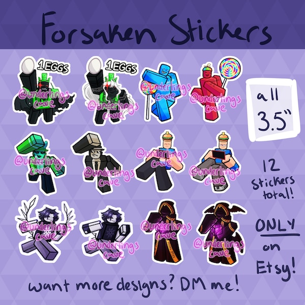 1x1x1x1 Forsaken - Etsy