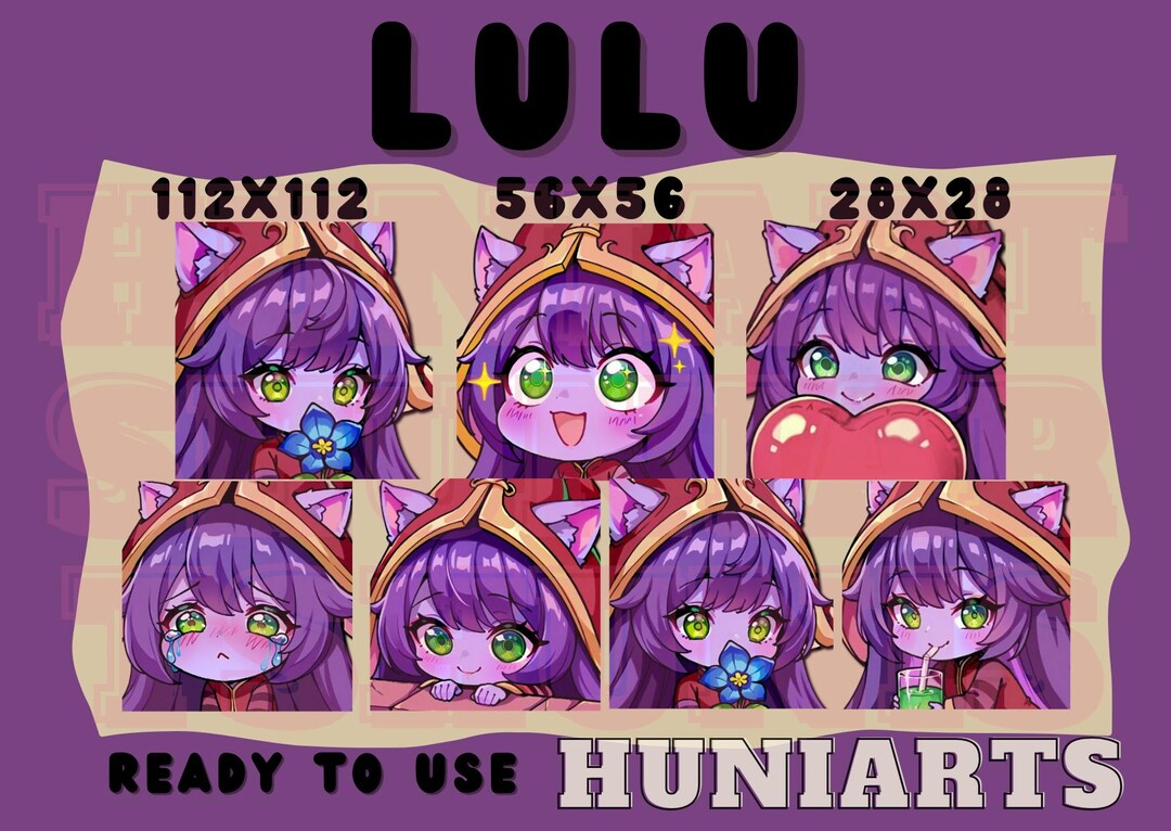 Arcane Lulu Emotes, Arcane Lulu, League of Legends, Lulu, Lol Lulu ...
