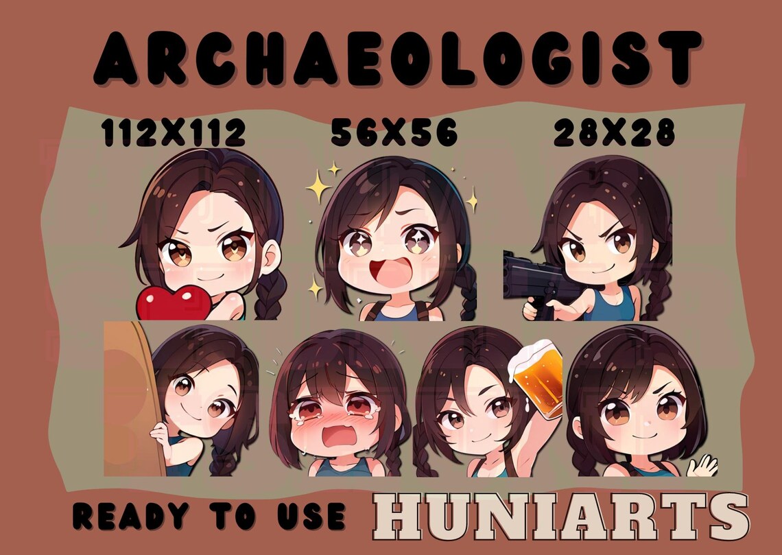 Tomb Raider , Archaeologist Girl Emotes, Archaeologist Girl Anime ...