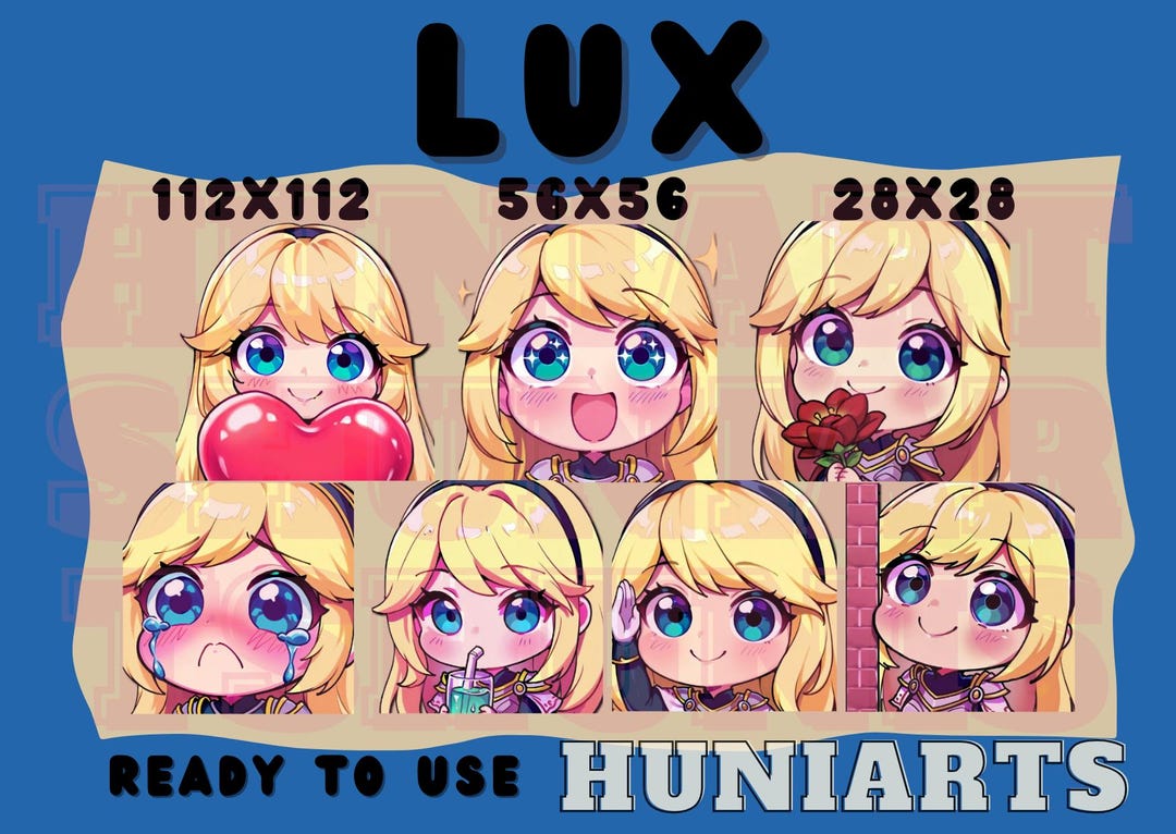 League of Legends Lux Emotes,lux Anime Emotes,league of Legends Lux ...