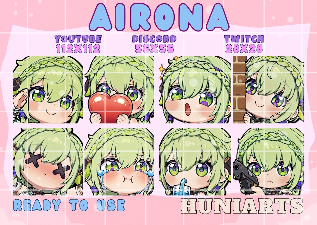 Blue Protocol Airona Emote,airona Emote, Blue Protocol Emotes,blue ...