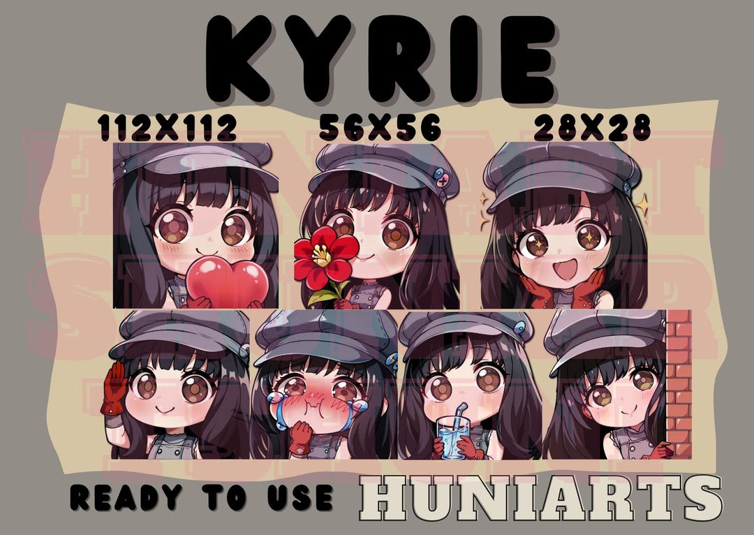 Final Fantasy 7 VII Remake Kyrie Canaan Emote, Kyrie Canaan Emote,ff 7 ...