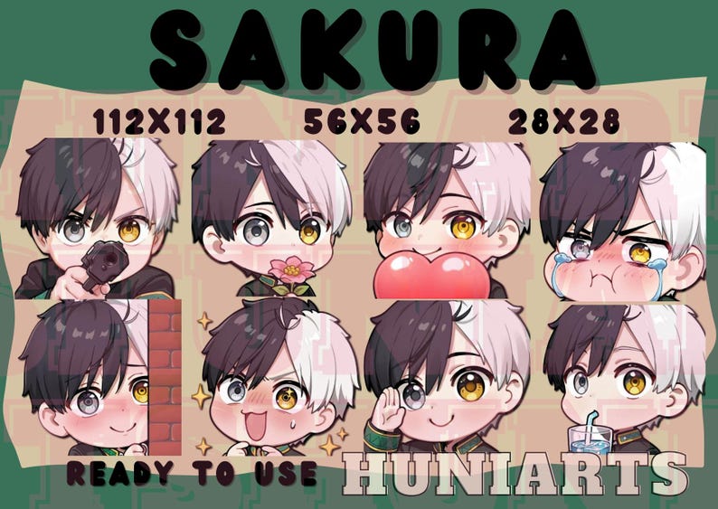 Wind Sakura Emotes,breaker Sakura Emotes, Sakura Emotes,fighter Boy ...