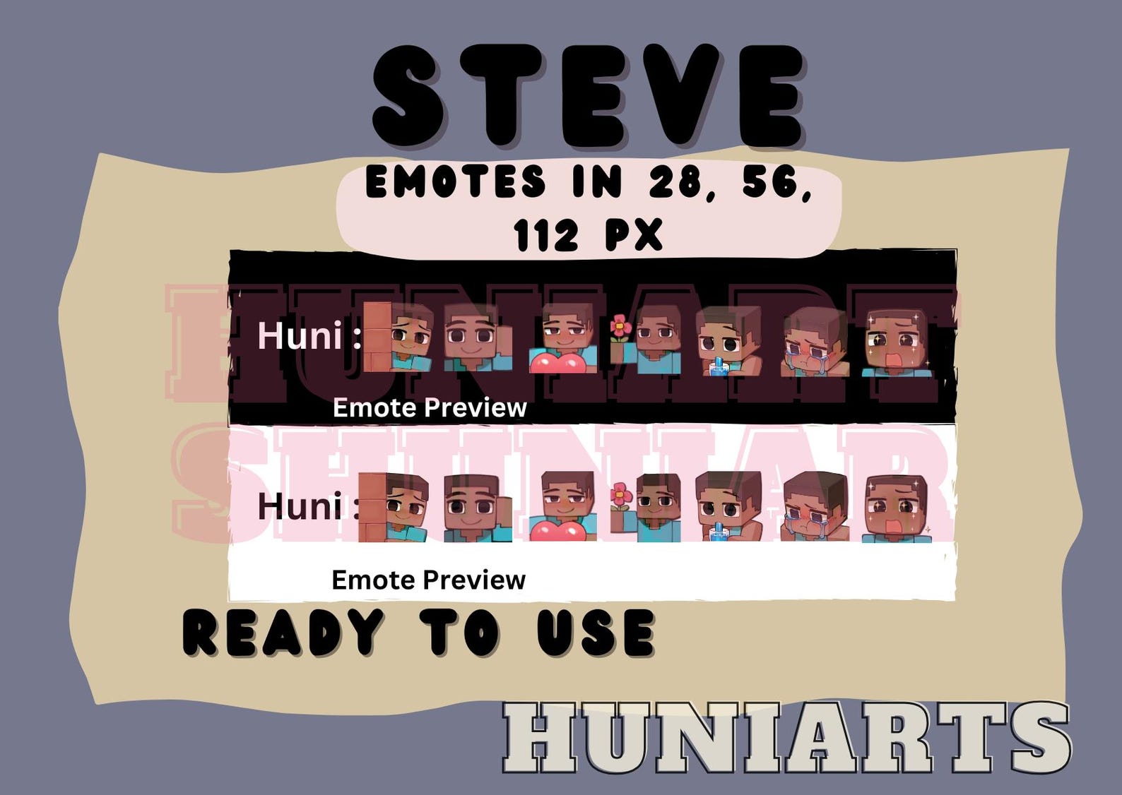 Steve Minecraft Emote,minecraft Steve Emote,minecraft,minecraft Steve ...