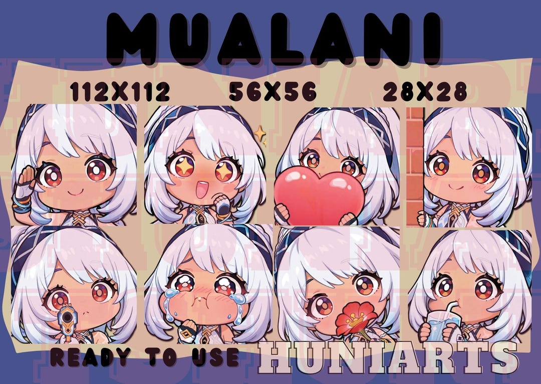 Genshin Impact Mualani Emotes,mualani Emote,genshin Impact Mualani ...