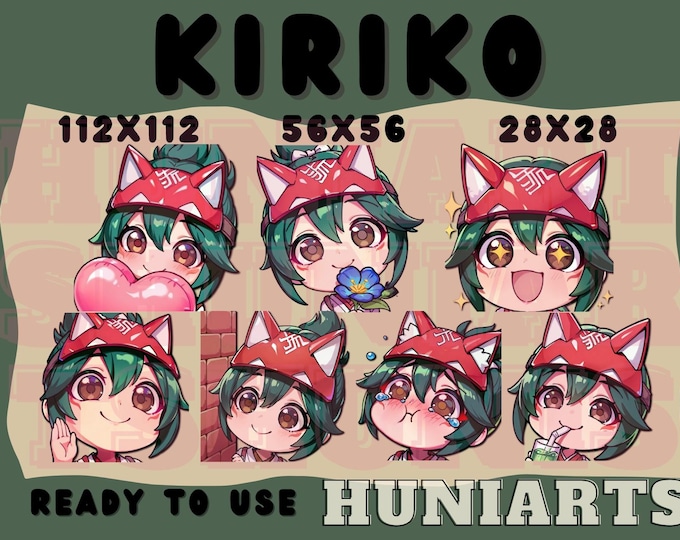 Overwatch 2 / Kiriko 12 Emotes / Pack 1 / Kiriko Overwatch / Kiriko ...