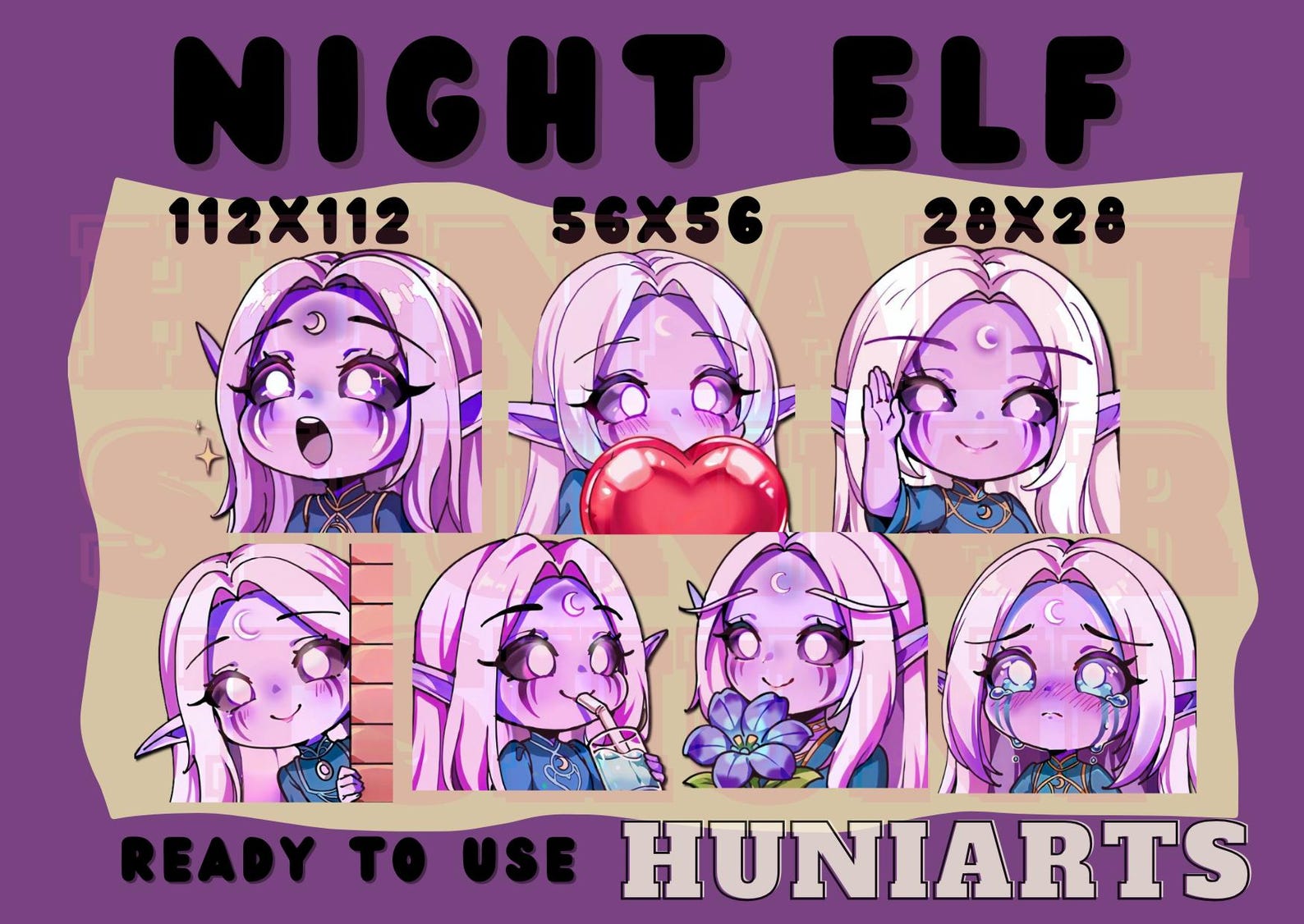 World of Warcraft Night Elf, Wow Elf, Elf Emotes, Night Elf Emotes ...