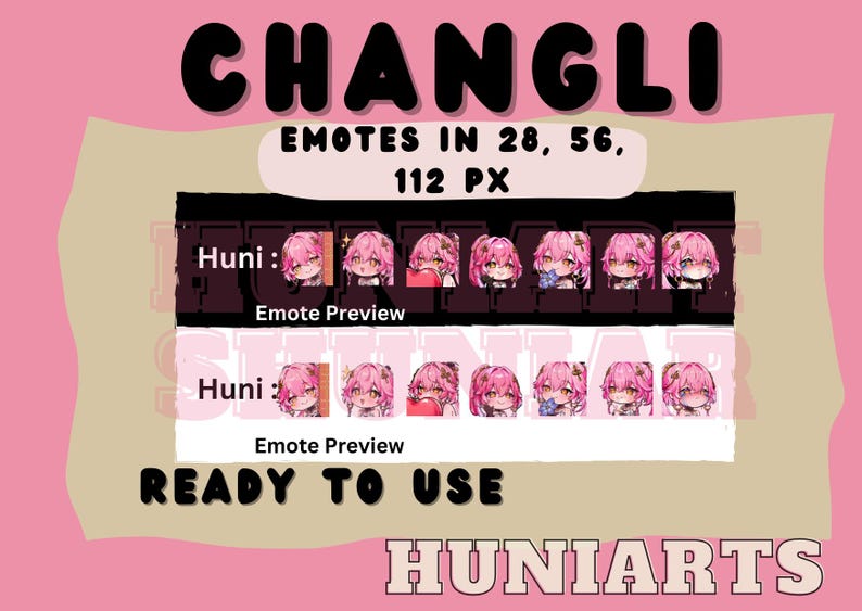 Wuthering Waves Changli Emotes, Changli Emote, WW Changli Anime Emote ...