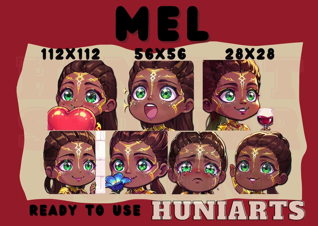 Arcane Mel Emotes, Arcane Mel, League of Legends, League of Legends Mel ...