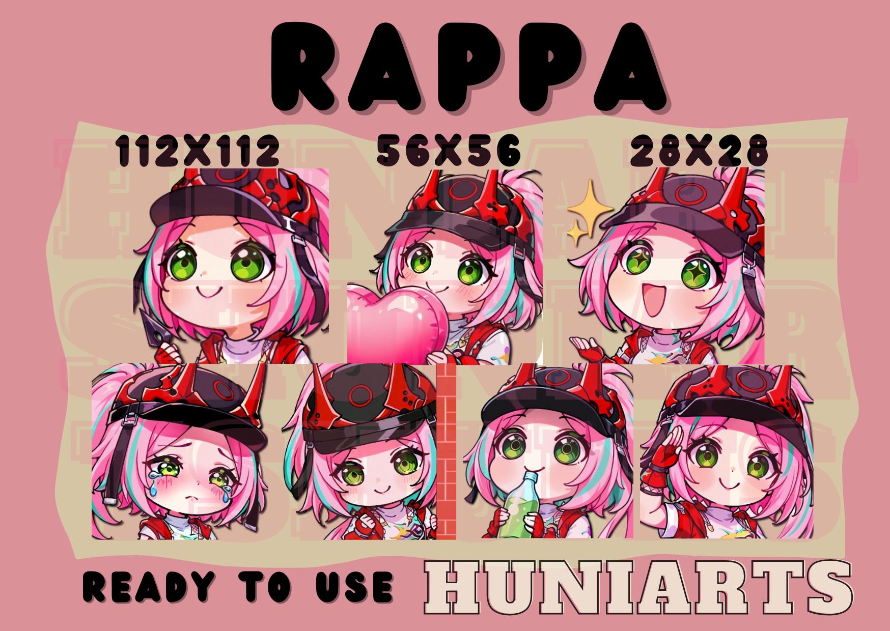 Honkai Star Rail Rappa Emotes, Rappa Emote, Rappa,rappa Anime Emote,hsr ...