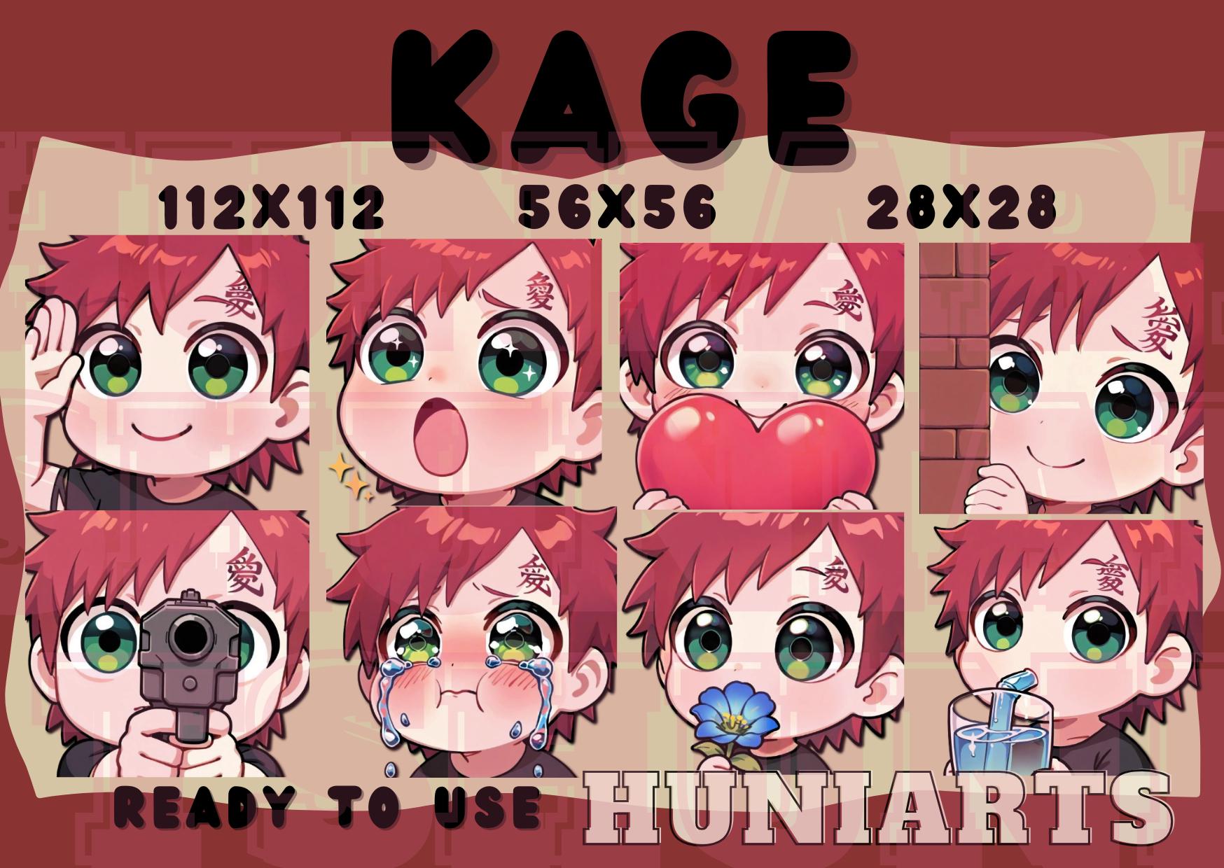 Shinobi, Shinobi Emote,kage Emote,kazekage,red Hair,gaara,gaara Sand ...