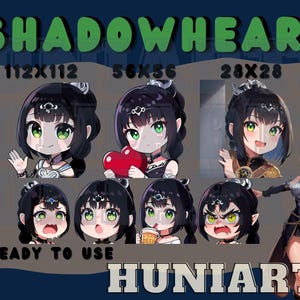 Baldur's Gate 3 - Shadowheart Emote Set Anime Emotes, Discord/twitch ...