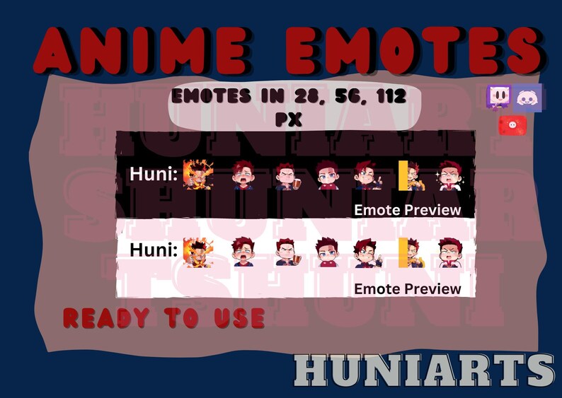Burn Flame Proud Number 1 Boy Anime Boy, Anime Emotes, Chibi Emotes for ...