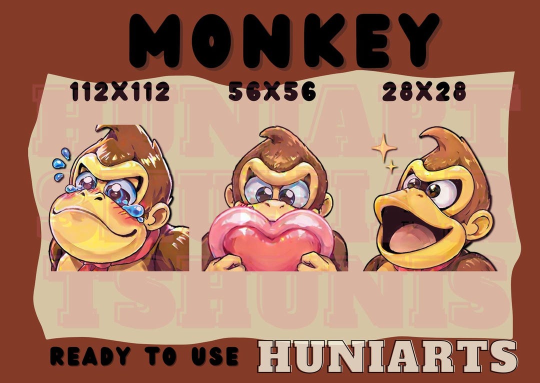 Monkey Emote, Monkey, Gorilla Emote, Super Smash Bros. Super Smash Bros ...