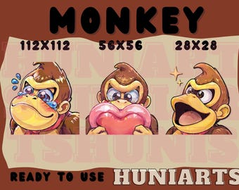 Monkey Emote, Monkey, Gorilla Emote, Super Smash Bros. Super Smash Bros ...
