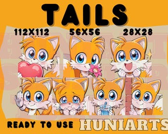 Tails Emote, Anime Yellow Fox Tails Emote, Super Smash , Super Bros ...