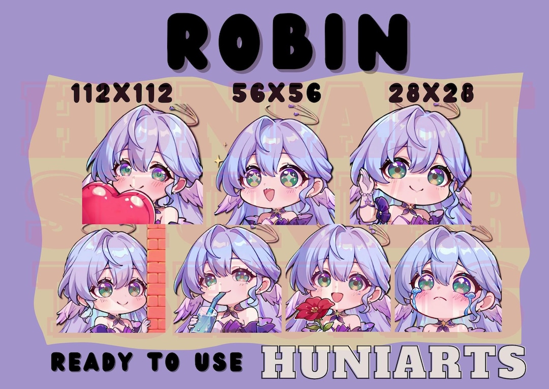 Honkai Star Rail Robin Emotes, Robin Emote, Robin,hsr Robin,robin Anime ...