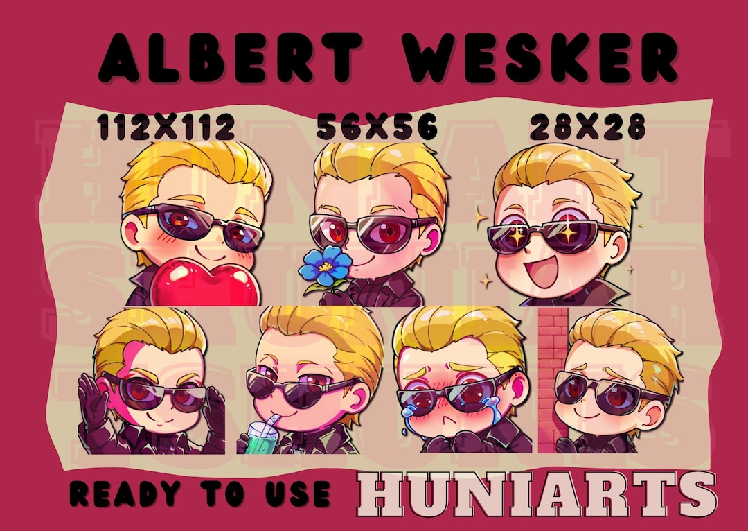 Resident Evil Albert Wesker, RE Albert Wesker Emotes, Albert Wesker ...