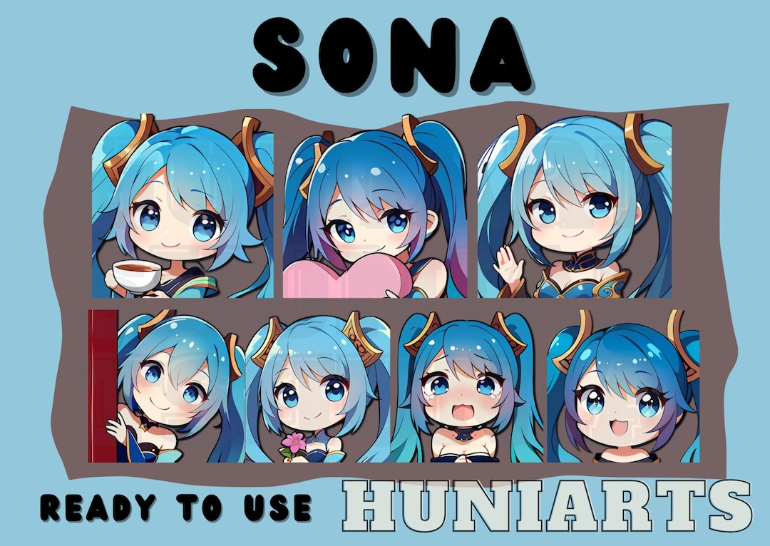 League of Legends Sona Emotes, League of Legends Sona, Sona Emotes ...