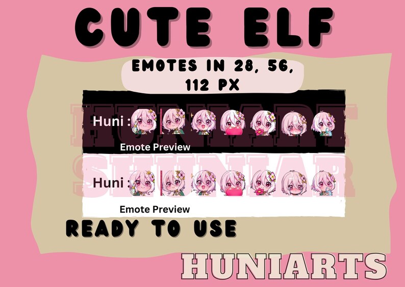 Cute Elf, Anime Elf Mage Girl, Anime Girl Emotes, White Hair Elf Mage ...