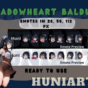 Baldur's Gate 3 - Shadowheart Emote Set Anime Emotes, Discord/twitch ...