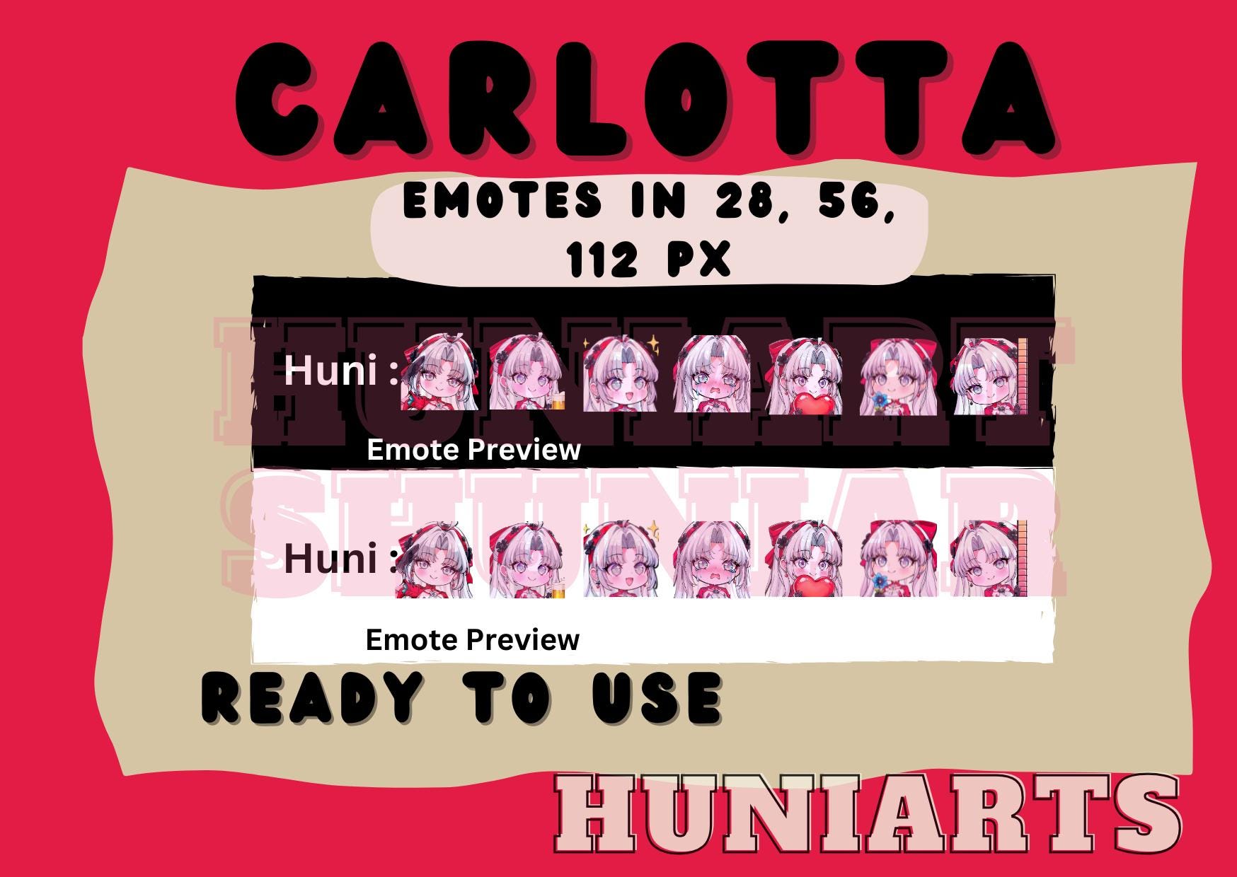 Wuthering Waves Carlotta Emotes, Carlotta Emote, WW Carlotta Anime ...