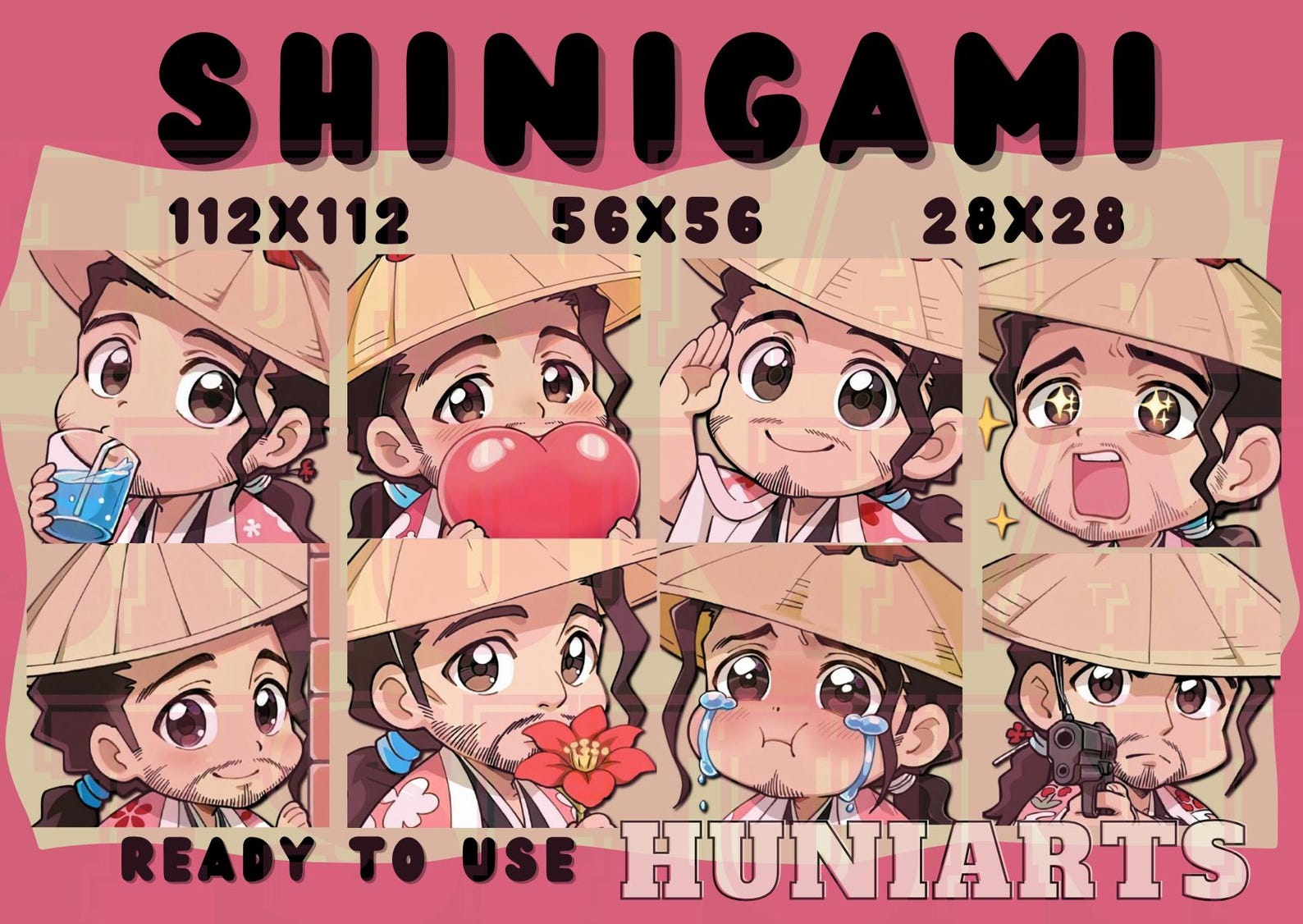 Shinigami Emote,brown Hair Boy Emote,shinigami Emote,shinigami Emote ...