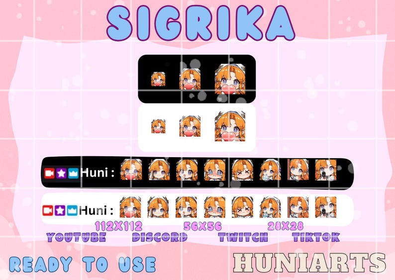 Wuthering Waves Sigrika Emotes,sigrika Emote,ww Sigrika Anime Emote ...