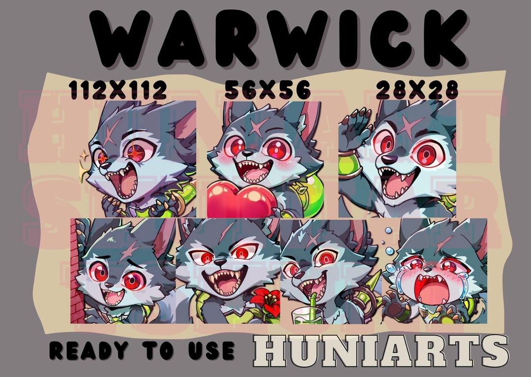 League of Legends Warwick,arcane Warwick Emotes,arcane Warwick,lol ...