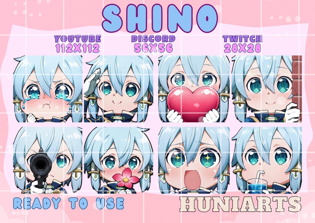 Gun Anime Girl,shino Emote,gun Shino Emote,shino Emote,shino Emotes,gun ...
