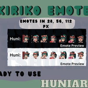 Overwatch Kiriko Emote Set Anime Emotes, Discord/twitch/youtube Emotes ...