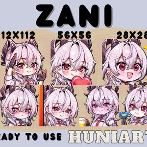 Wuthering Waves Zani Emotes, Zani Emote, WW Zani Anime Emote, Zani ...