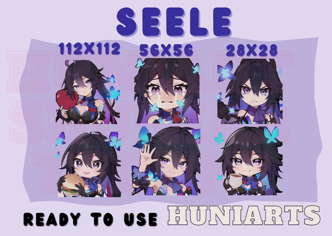 Honkai Star Rail Soul Emotes | Chibi Anime Vtuber Discord & Twitch Set ...