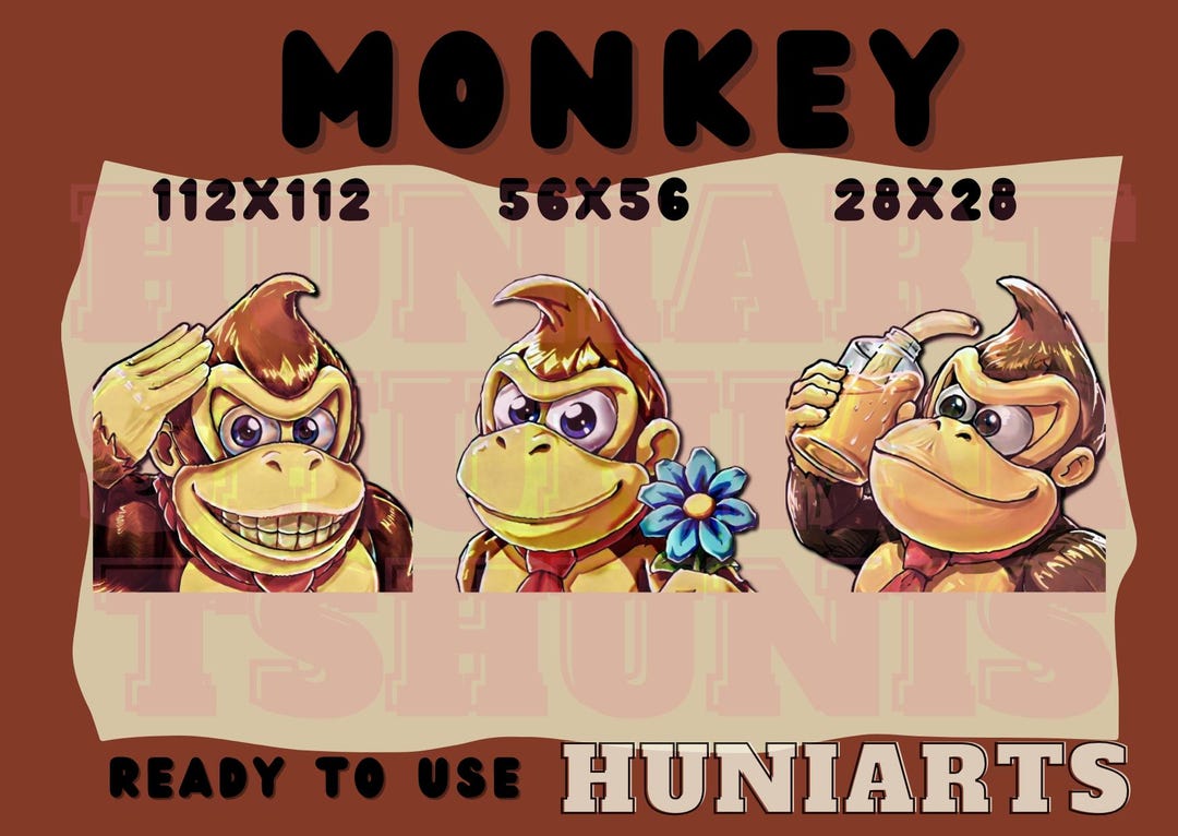 Monkey Emote, Monkey, Gorilla Emote, Super Smash Bros. Super Smash Bros ...