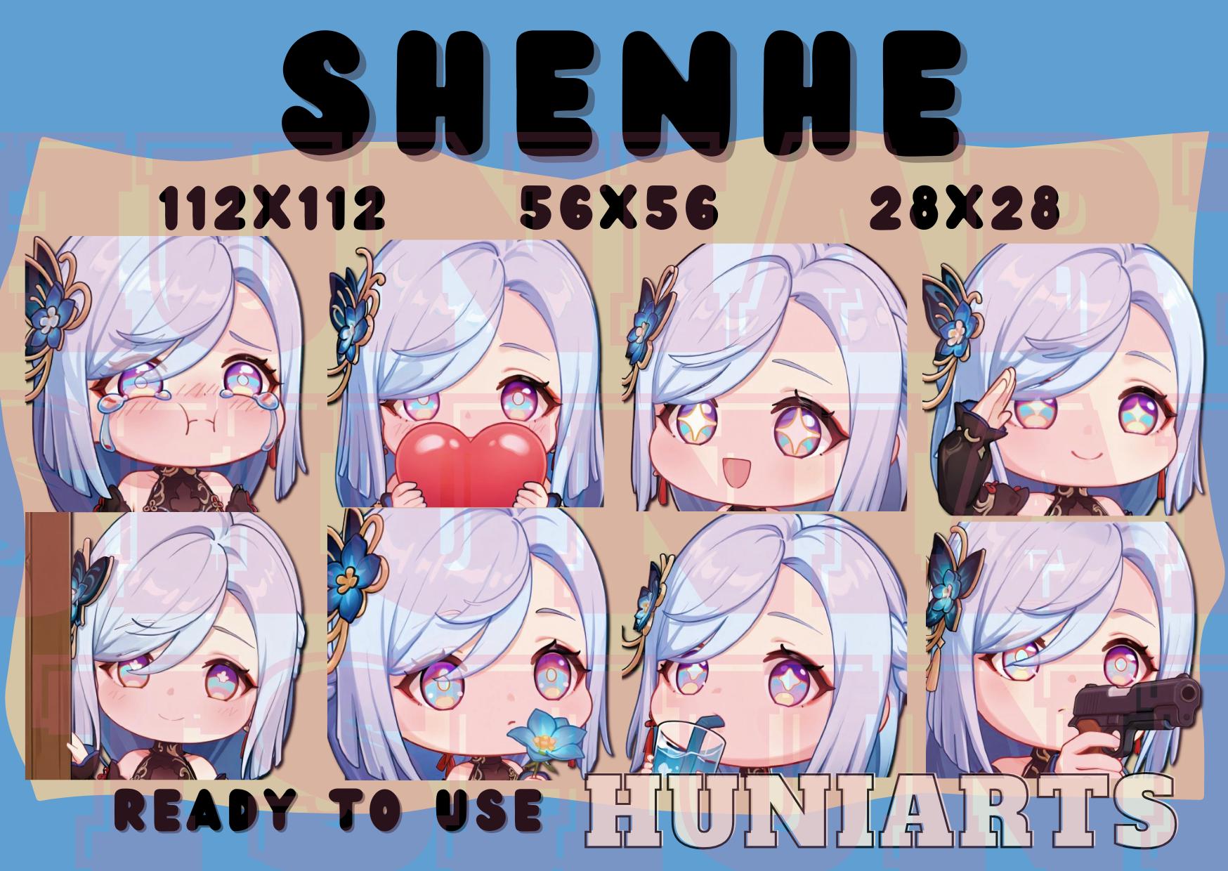 Genshin Impact Shenhe Emotes,shenhe Emote,genshin Impact Shenhe,genshin ...