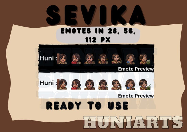 Arcane Sevika Emotes | League of Legends Chibi Anime Discord & Twitch ...